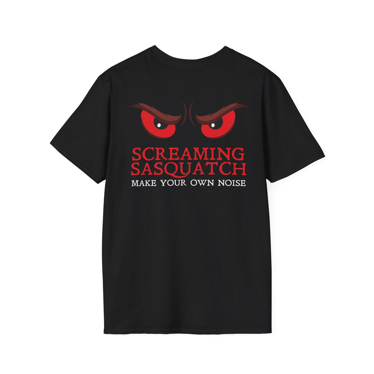 Squatch Eyes - Black - T-Shirt – Screaming Sasquatch Gear